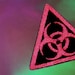 Glow in the Dark Red Biohazard Patch, Iron-on Patch, Sew-on Patch ...