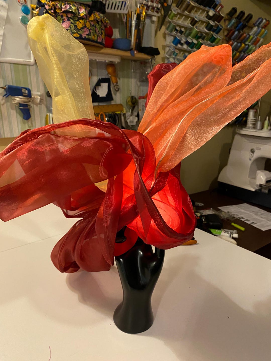 Fireball Cosplay Prop, Flame Accessory, Costume Prop, LARP Prop, Anime ...