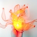 Orange Light up Fire Prop Pair Bundle, Halloween LED Fire Accessory ...