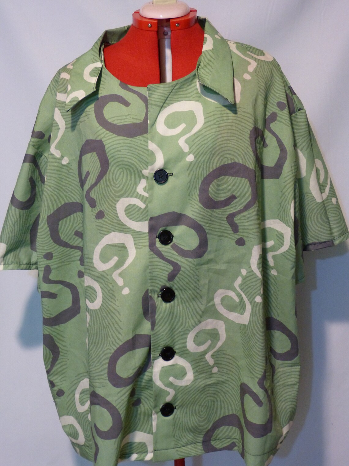 Riddler Shirt Arkham Knight Riddler Cosplay - Etsy