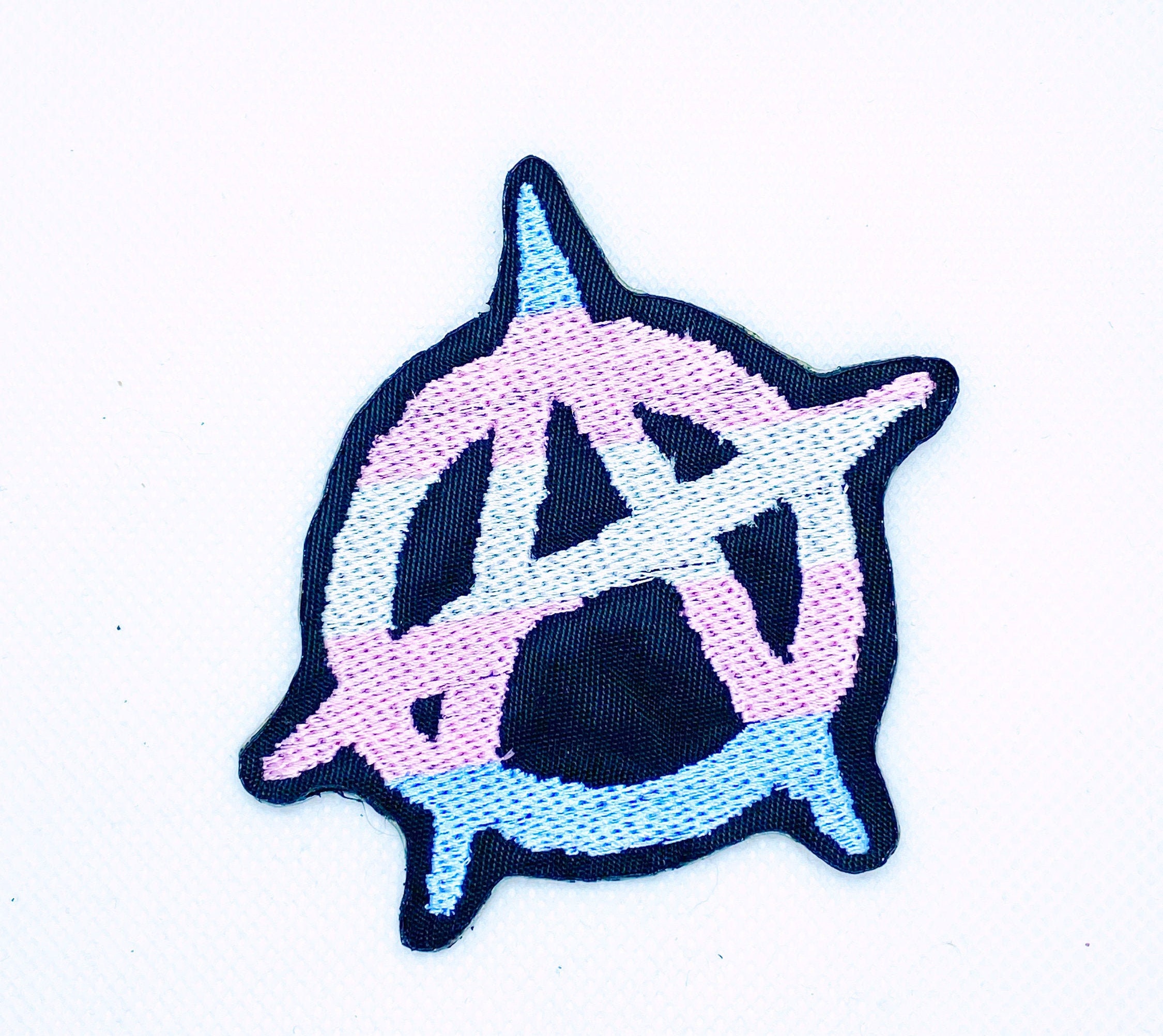 Transgender Pride Anarchy Patch, Iron-on Patch, Sew-on Patch - Etsy