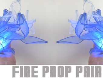 Green Light up Fire Prop Pair Bundle Witch Accessory Cosplay | Etsy