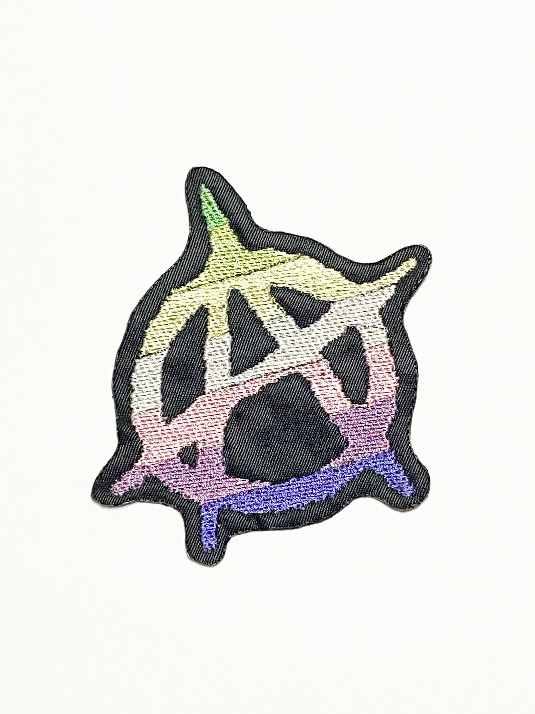 Genderfae Pride Anarchy Patch Iron-on Patch Sew-on Patch - Etsy