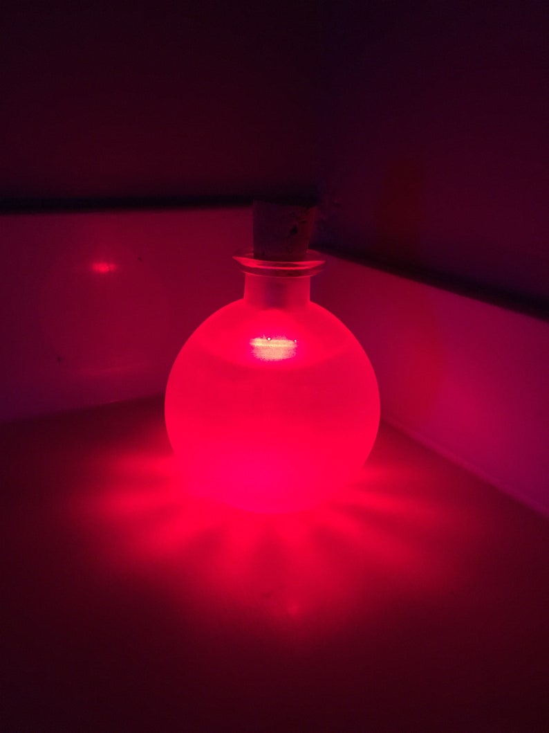 Glowing Potion Bottle Cosplay Prop Mana Potion Health Etsy