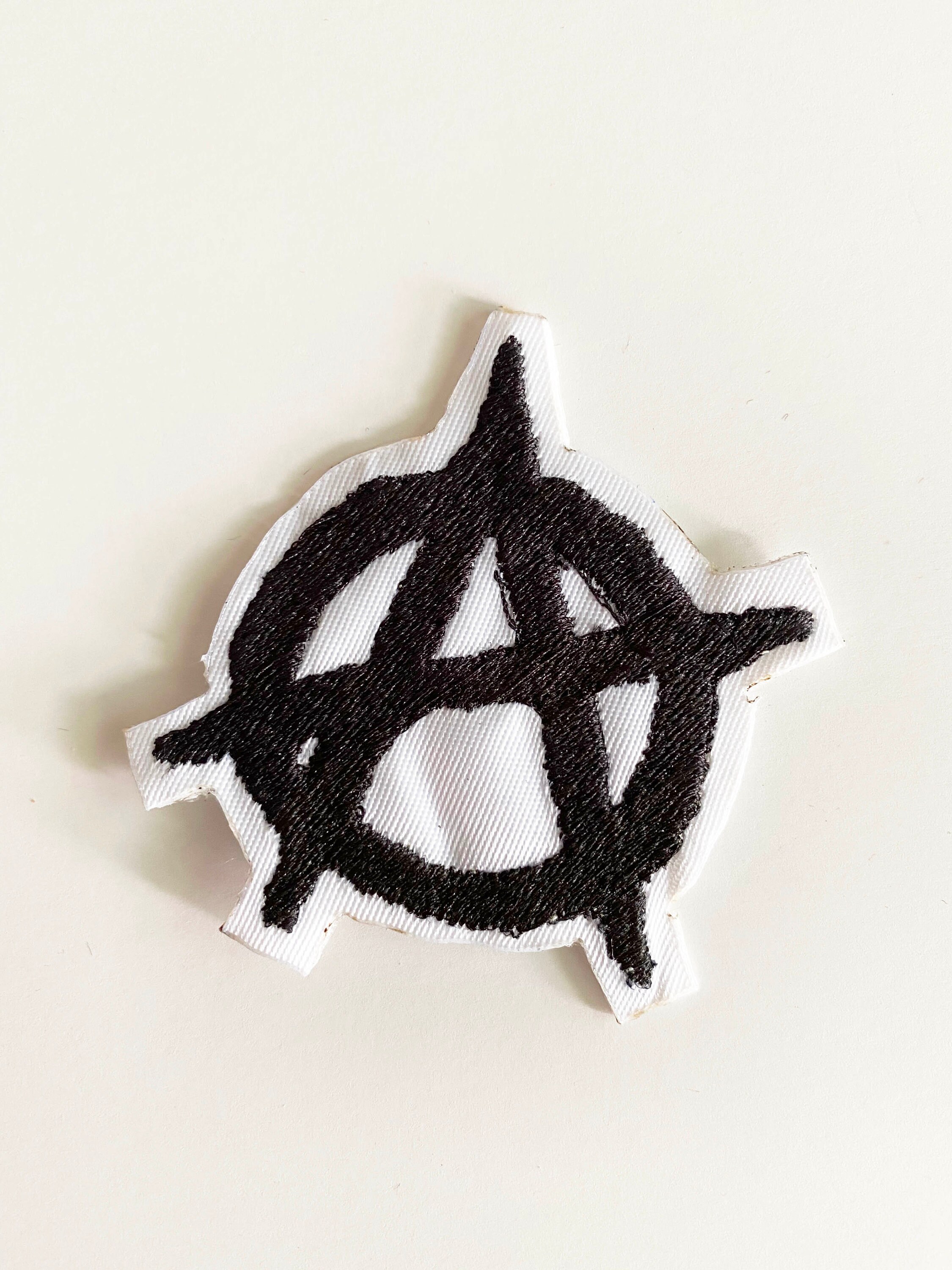 Purple Anarchy Patch, Iron-on Patch, Sew-on Patch, Cyberpunk Patch - Etsy