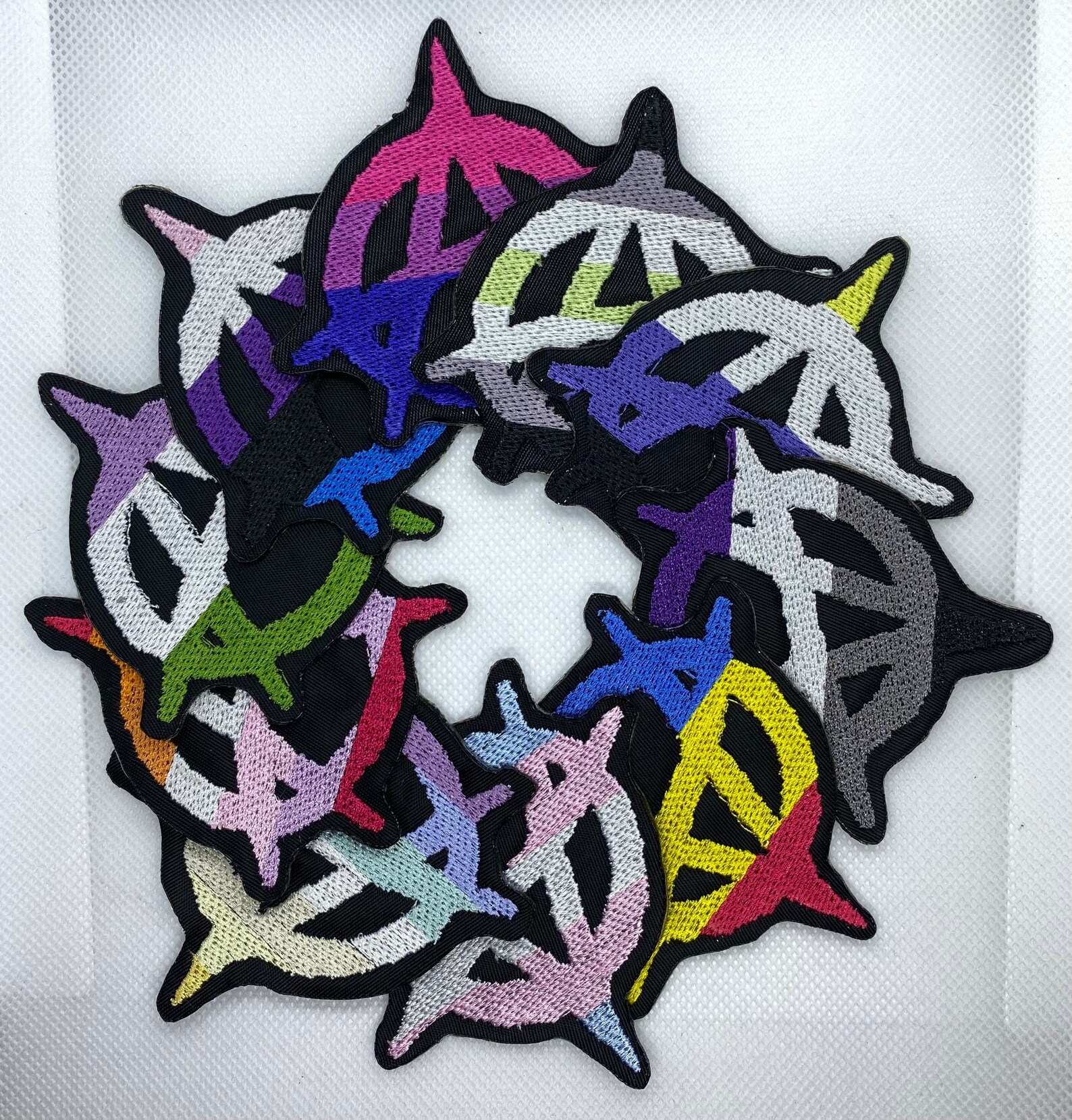 Asexual Pride Anarchy Patch Iron-on Patch Sew-on Patch - Etsy