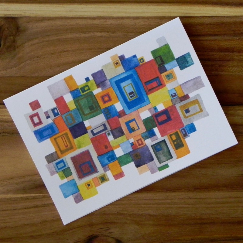 Abstract Greeting Cards - Etsy