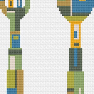 Fork and Spoon, Kitchen, PDF, Cross Stitch Pattern, Instant Download - Etsy