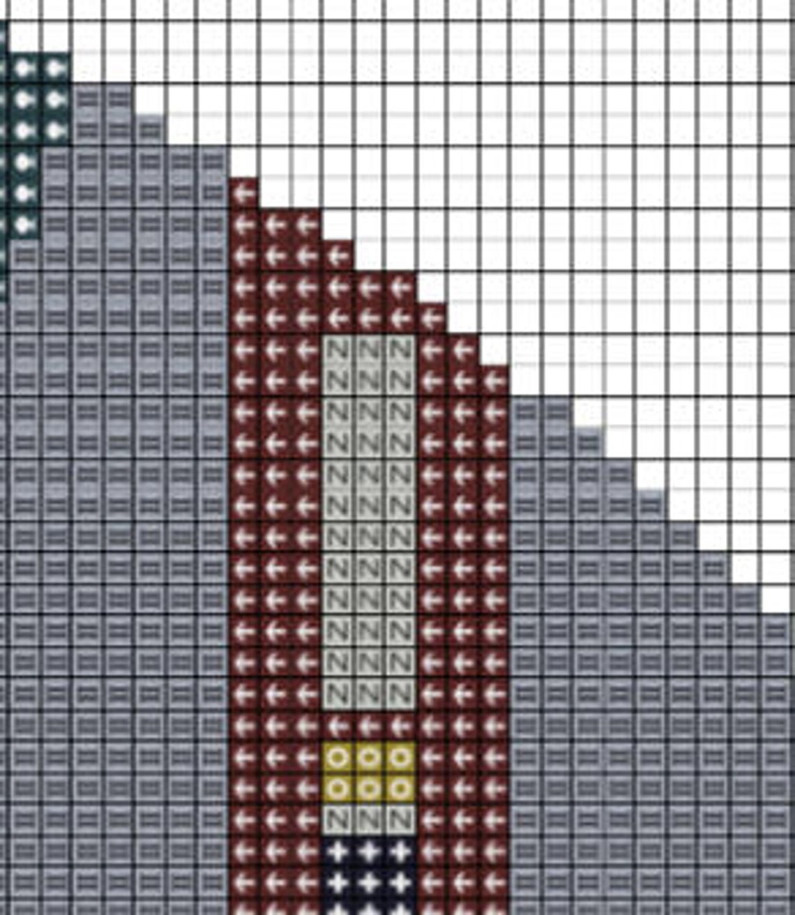 Dutch City, Architecture, Houses, Neighborhood, Cross Stitch Pattern ...