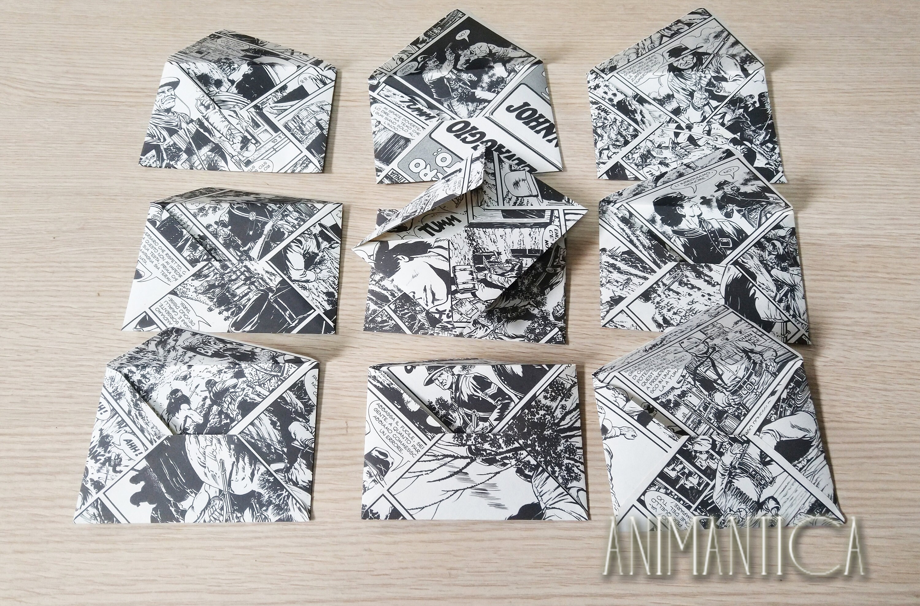 Vintage Comic Sheets Envelopes Wedding Envelopes Favour - Etsy