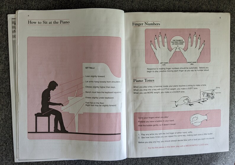 Piano Basics Learn Piano Level 1 Alfred's Piano Library Basic Uses ...