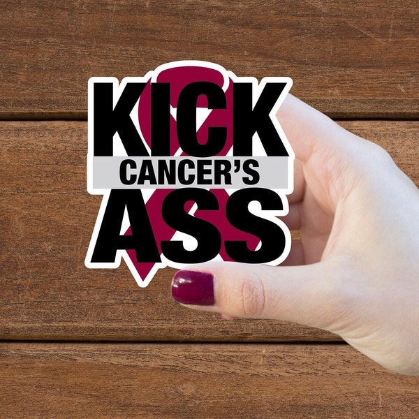 Kick Cancers Ass - Etsy