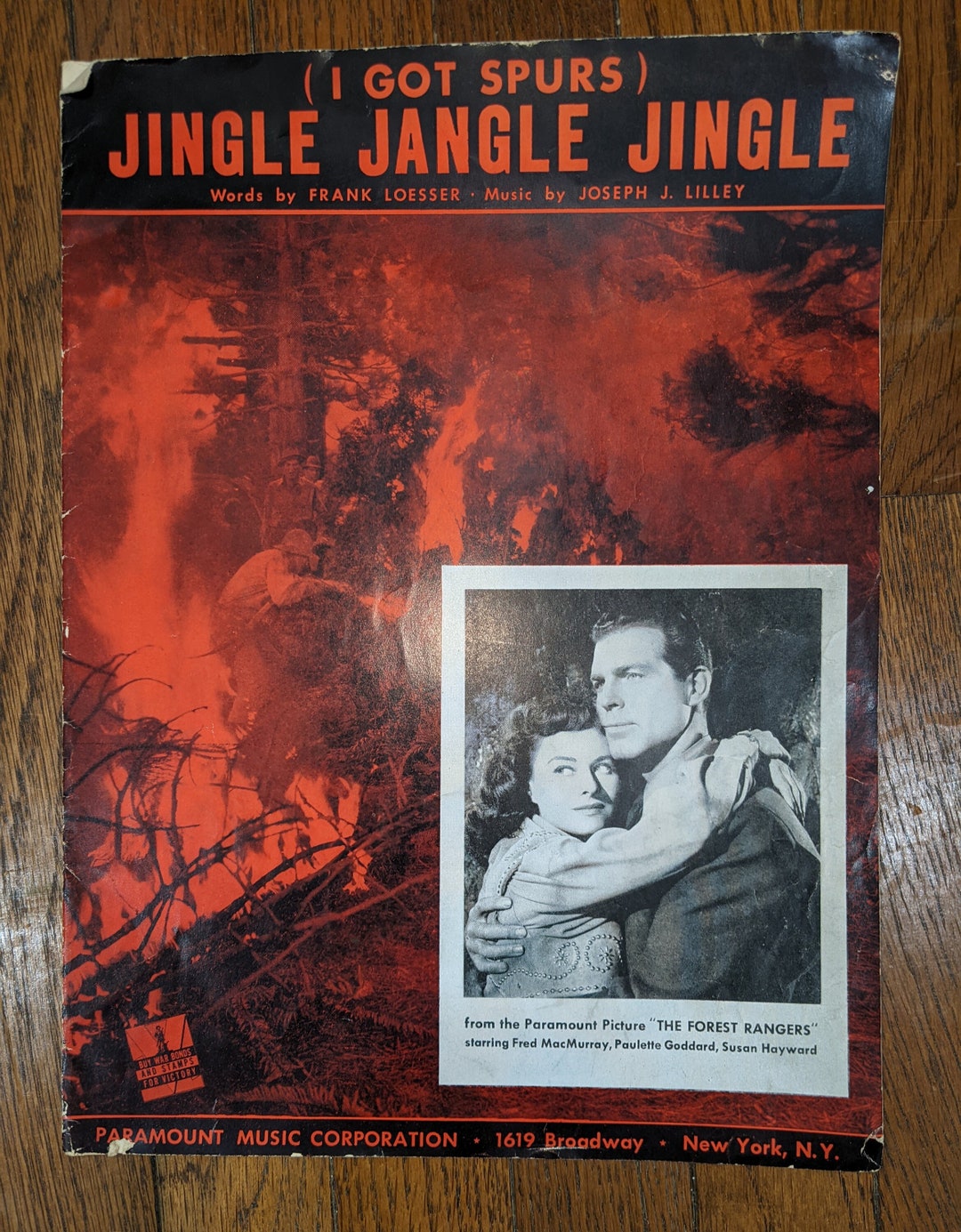 Vintage Soundtrack | 1940s Music | Sheet Music | Susan Hayward | Jingle Jangle Jingle (I Got ...