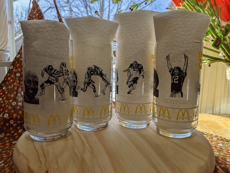 Collector's Mcdonald's Super Bowl XIV Cups Pittsburgh Steelers Vs Los ...
