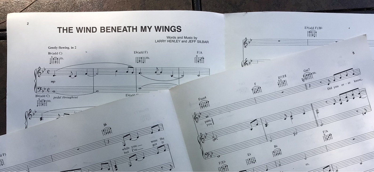 Beaches Soundtrack the Wing Beneath My Wings Bette Midler Vintage Sheet ...