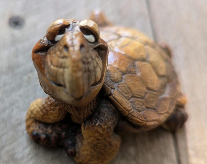 Turtle Figurine Tabletop Bermuda Tortoise Frankoma Glazed Pottery ...