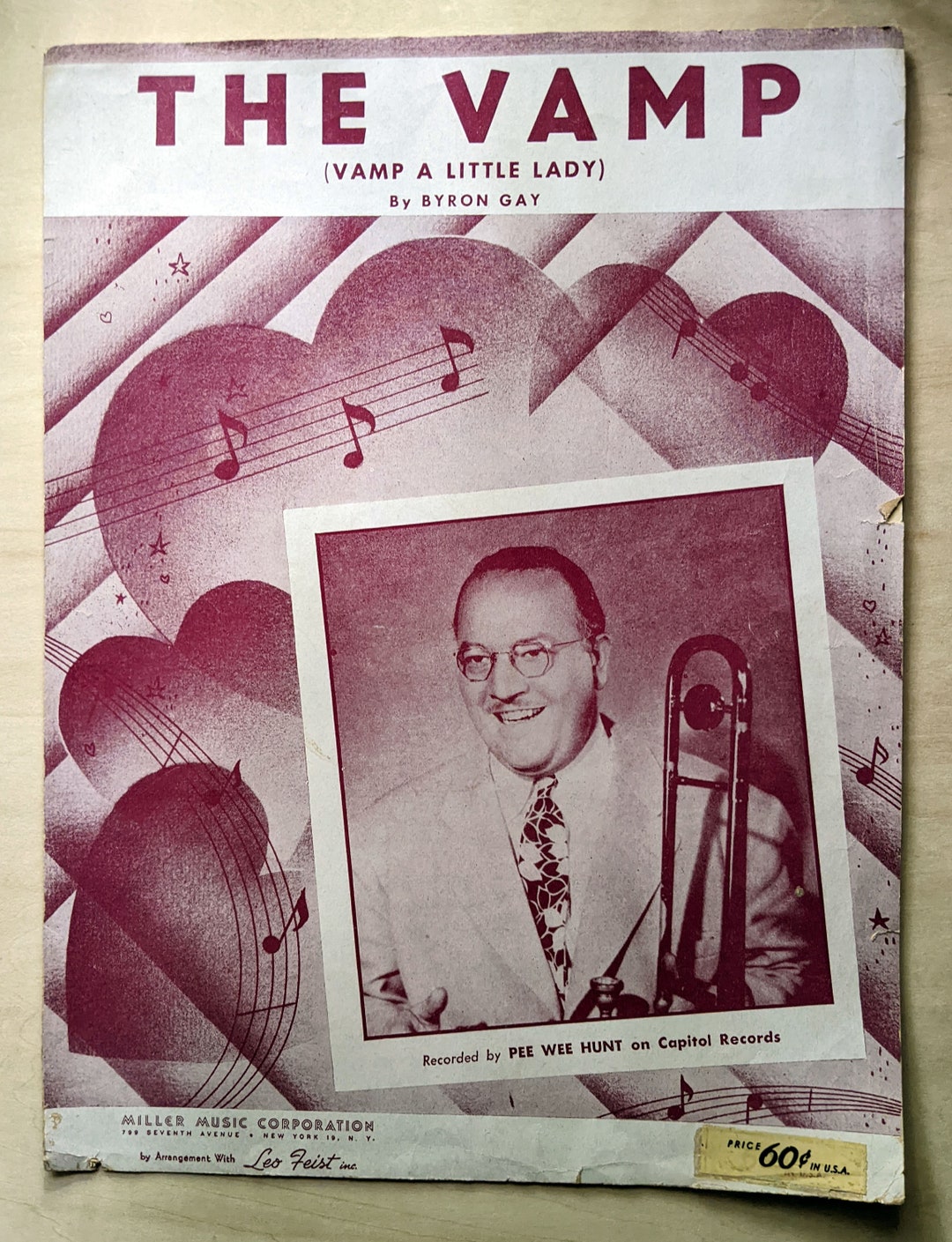 Vintage Sheet Music the Vamp Sheet Music 1950s Dance Music - Etsy