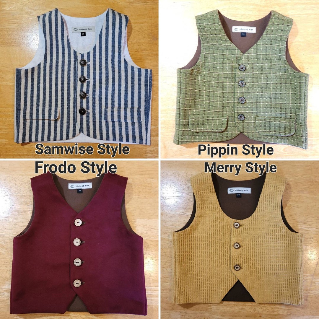 Vests for Babies and Children Inspired by Lord of the Rings Hobbit ...