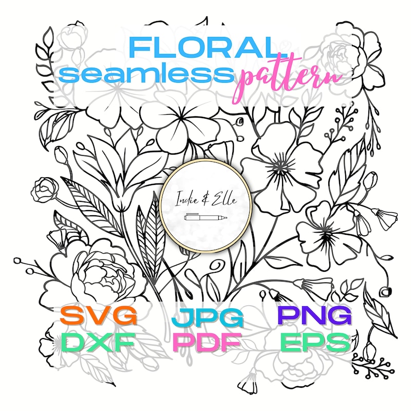 Floral Svg - Etsy
