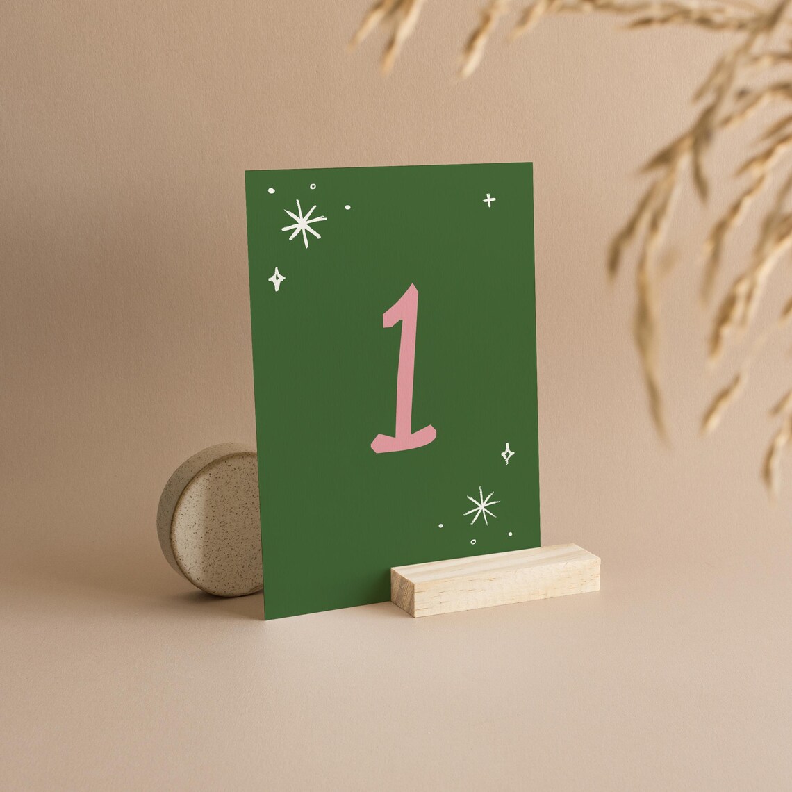 Whimsical Wedding Table Number and Place Card Template (digital ...
