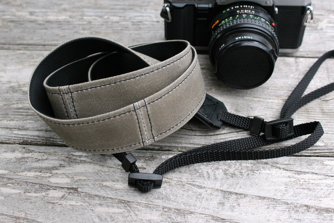 Camera Strap, Dslr Strap, Waxed Canvas Camera Strap, Unisex Camera ...