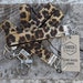 Cheetah Print Key Chain Key Fob Key Holder Key Ring Key - Etsy