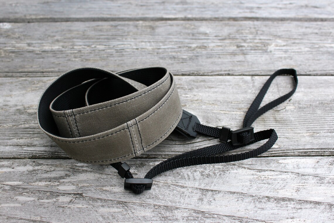 Camera Strap Dslr Strap Waxed Canvas Camera Strap Unisex | Etsy