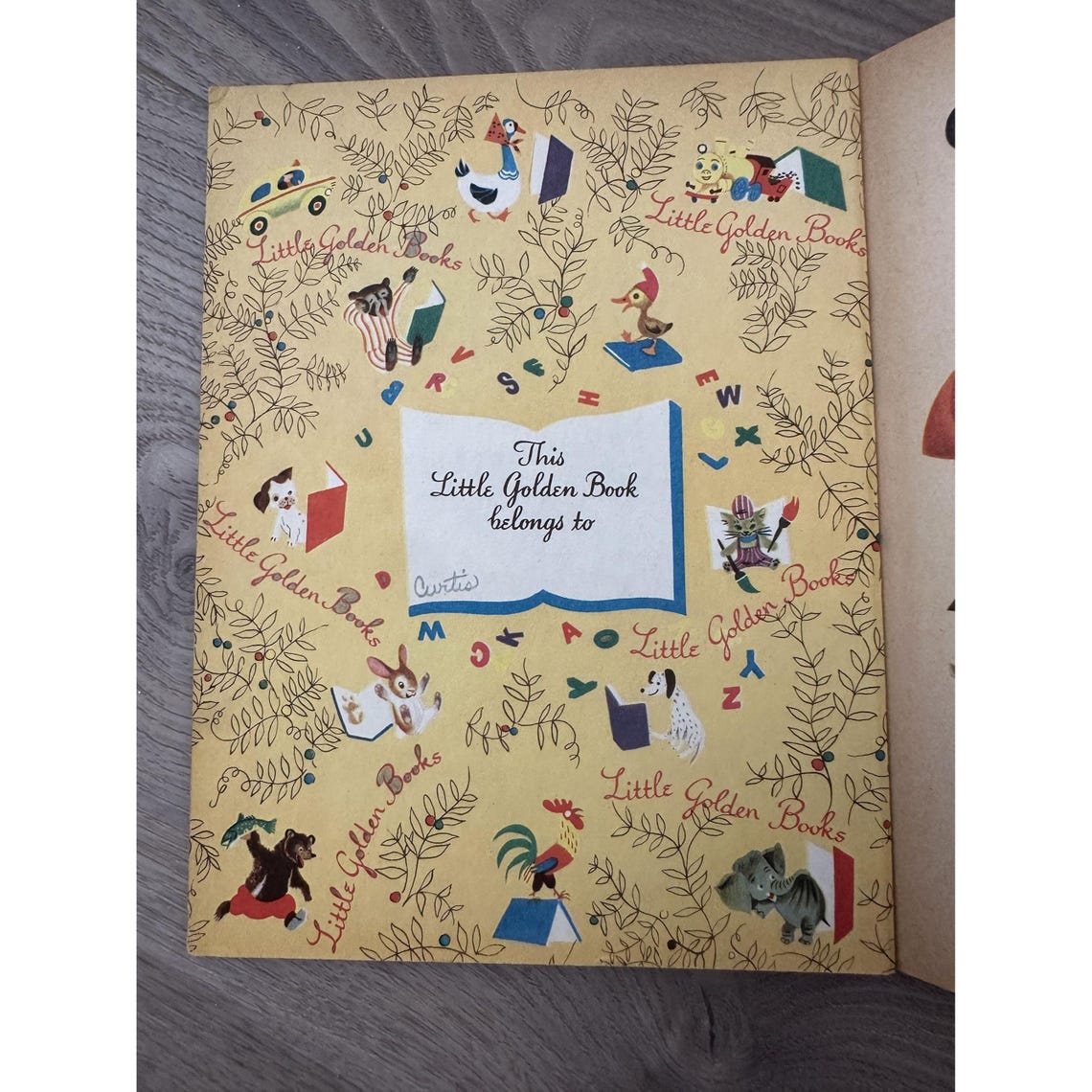 Little Golden Book Cowboy ABC by Gladys R. Saxon Vintage - Etsy