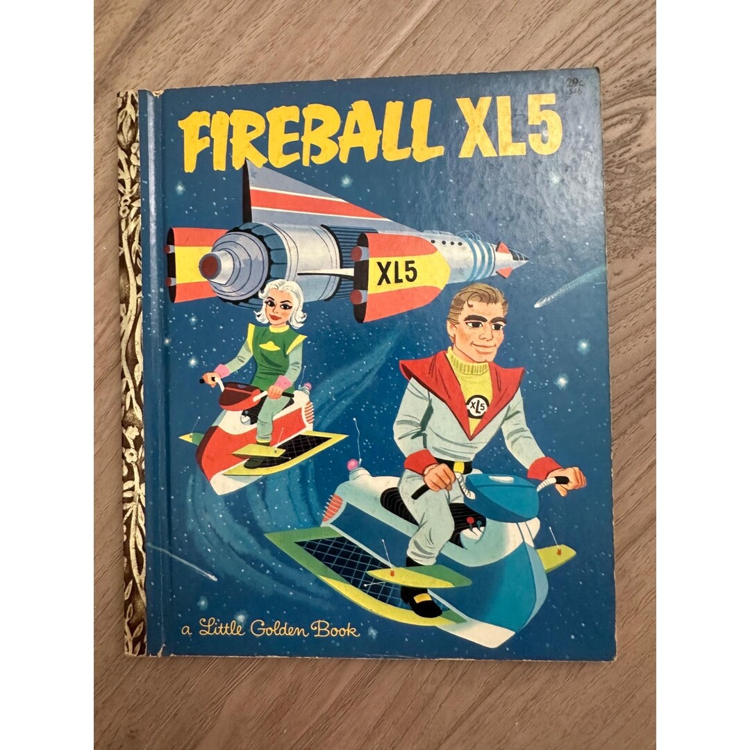 Vintage Fireball XL5 A Little Golden Book by Barbara Hazan Copyright ...