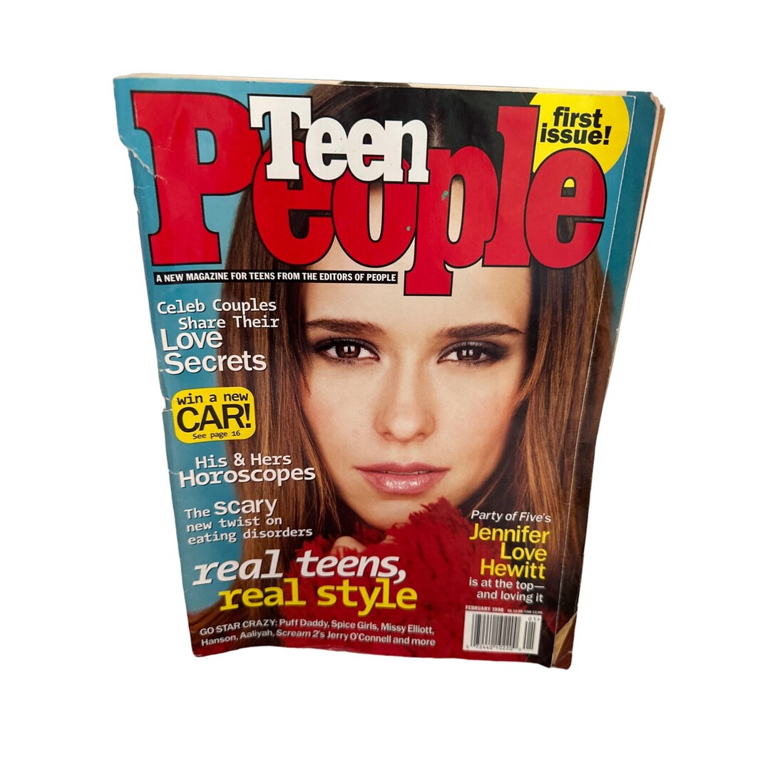 1998 Vintage Teen People Magazine First Issue Jennifer Love Hewitt ...