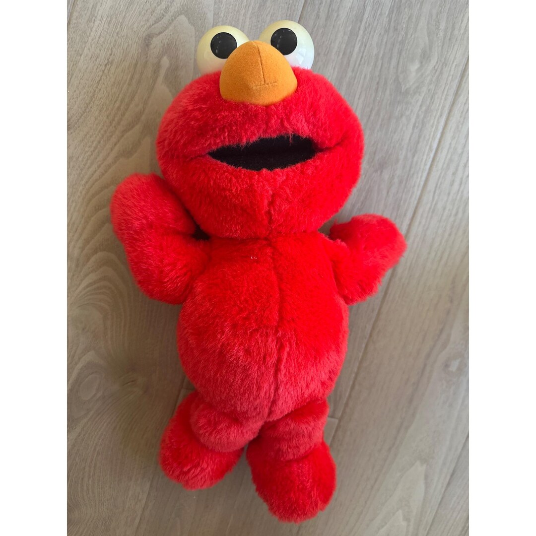 Vintage 1997 Tyco Tickle Me Elmo Plush Toy 10" Soft Red Sesame Street ...