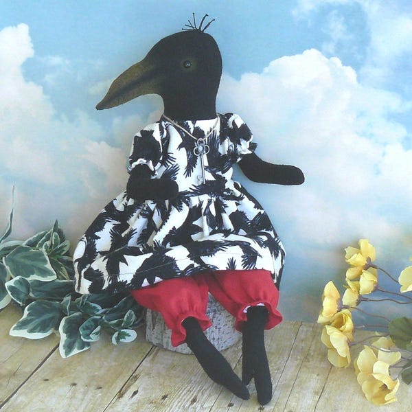 Stuffed Crow - Etsy