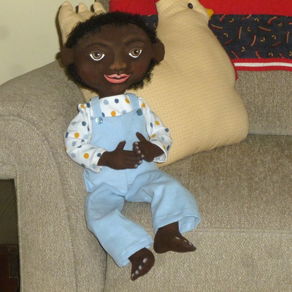 Primitive Black Doll - Etsy