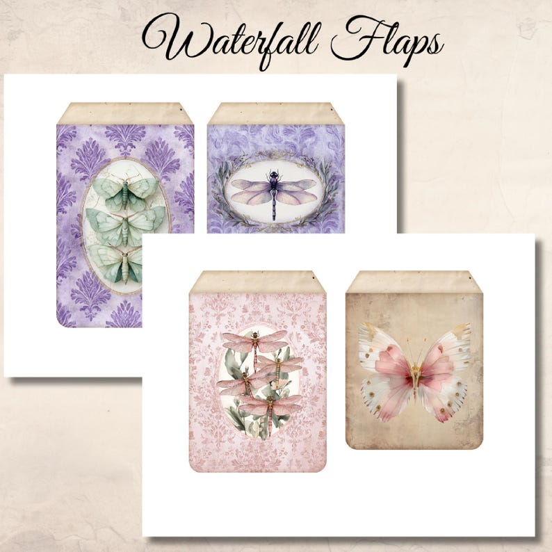 Waterfall Junk Journal Kit: DIY Scrapbooking Ephemera (printable 8.5x11 ...