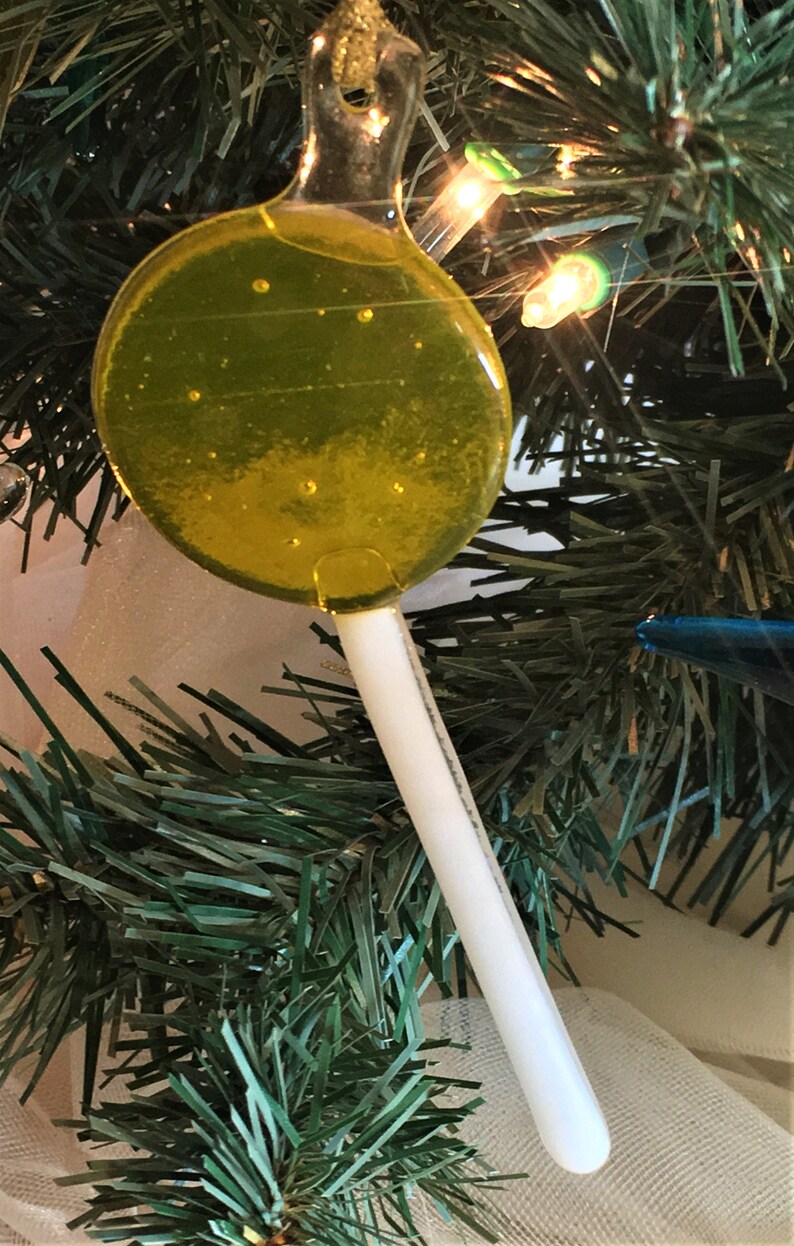 Lollipops Fused Glass Ornament in a Variety of Flavors - Etsy