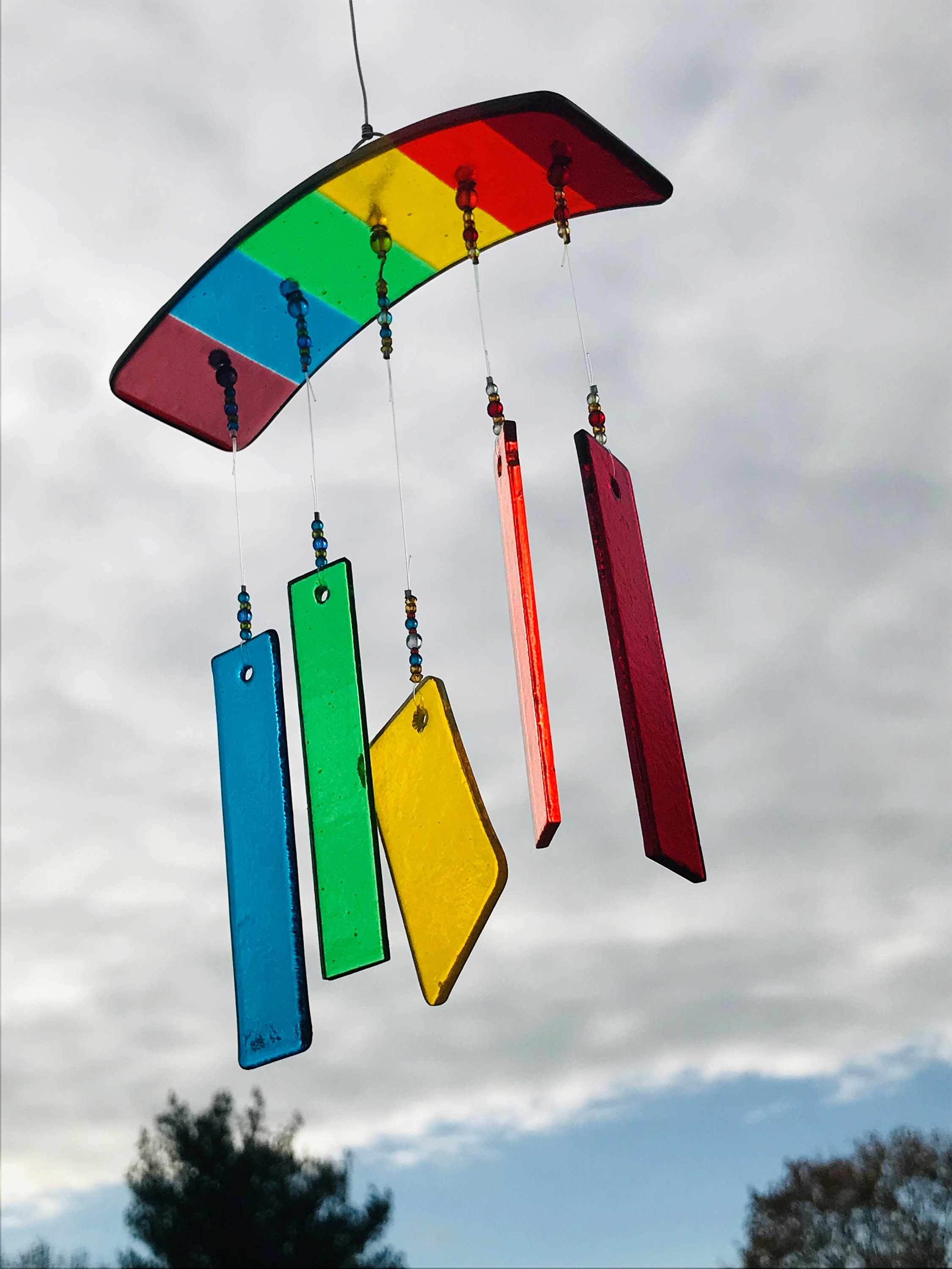 OVER the RAINBOW Wind Chimes - Etsy