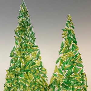 Small, Dazzling Fused Glass Holiday Tree - Etsy