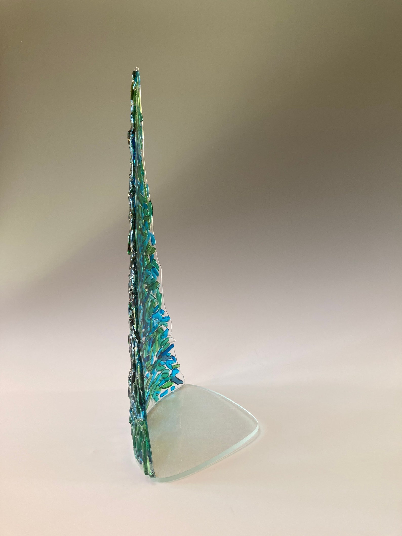 Small Dazzling Fused Glass Holiday Tree - Etsy