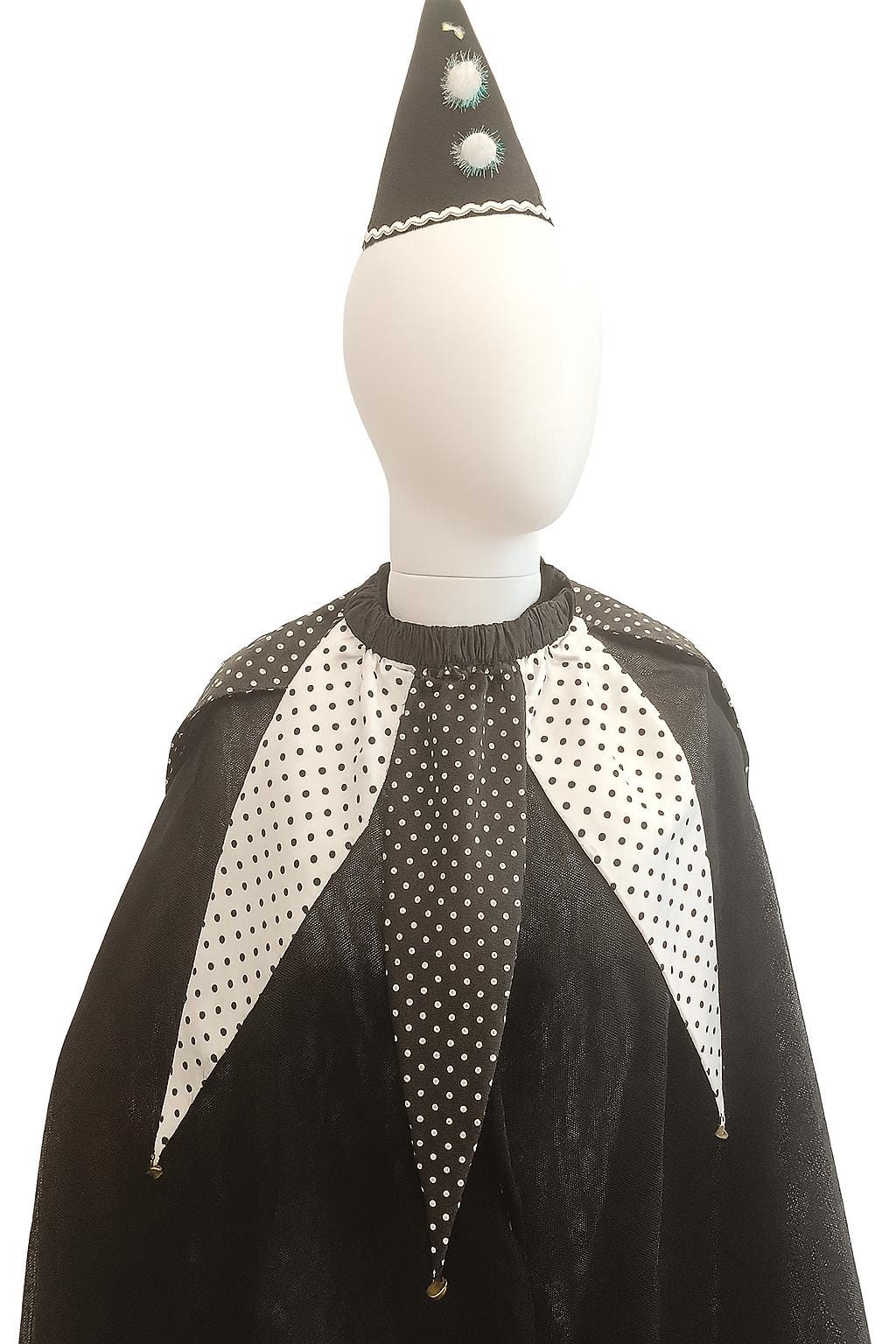 Clown Pointed Collar Jester Harlequin Collar Halloween Circus Neck ...