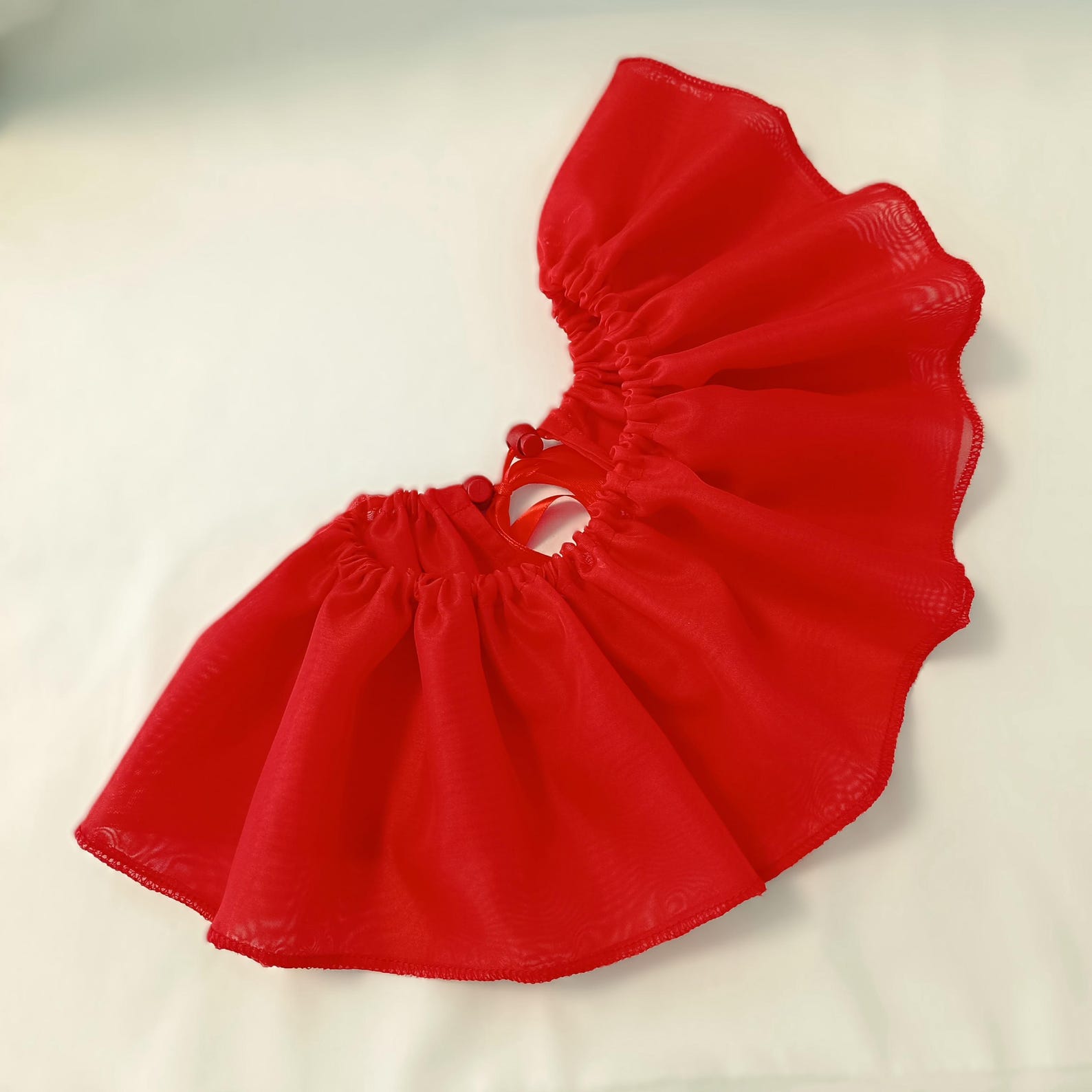 Red Clown Ruffle Collar Harlequin Halloween Costume Accessories ,clown ...
