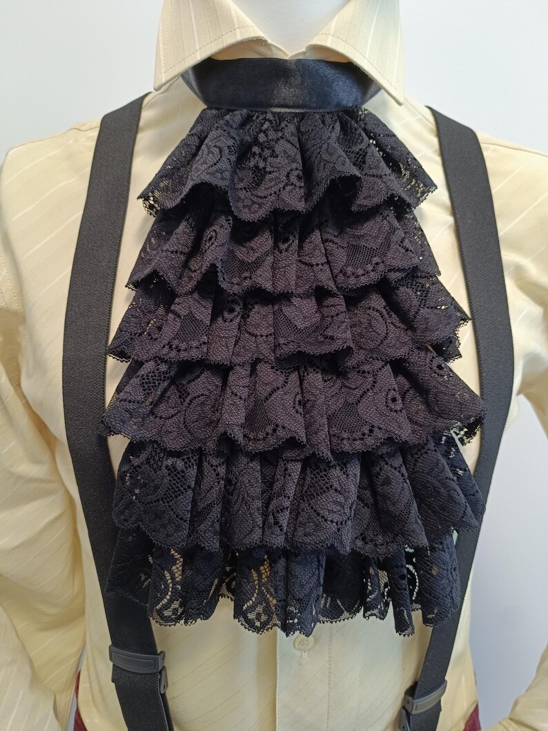 Victorian Lace Jabot Collar, Ruffle Cosplay Costume - Etsy