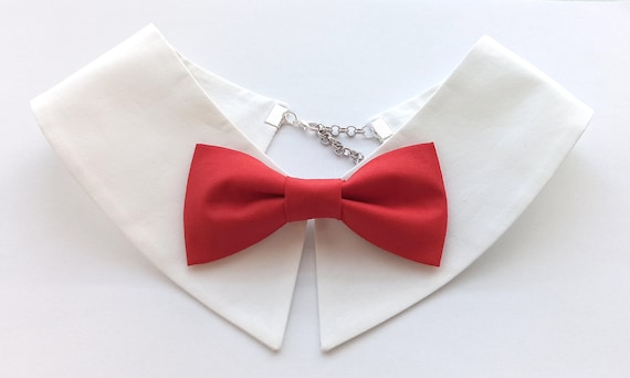 Red bow collar store