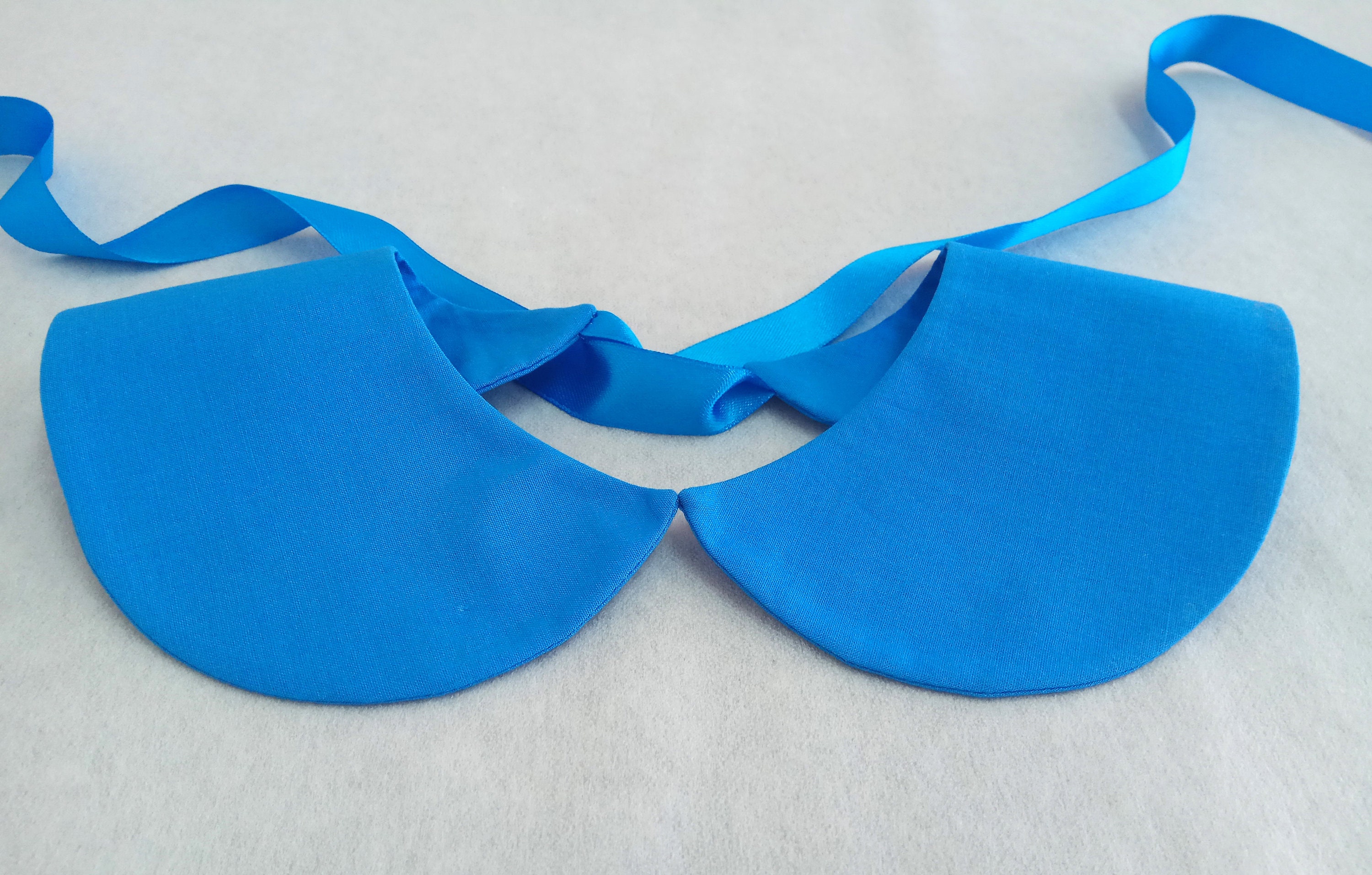 Handmade White Cotton Peter Pan Collar, Detachable Collar Necklace - Etsy