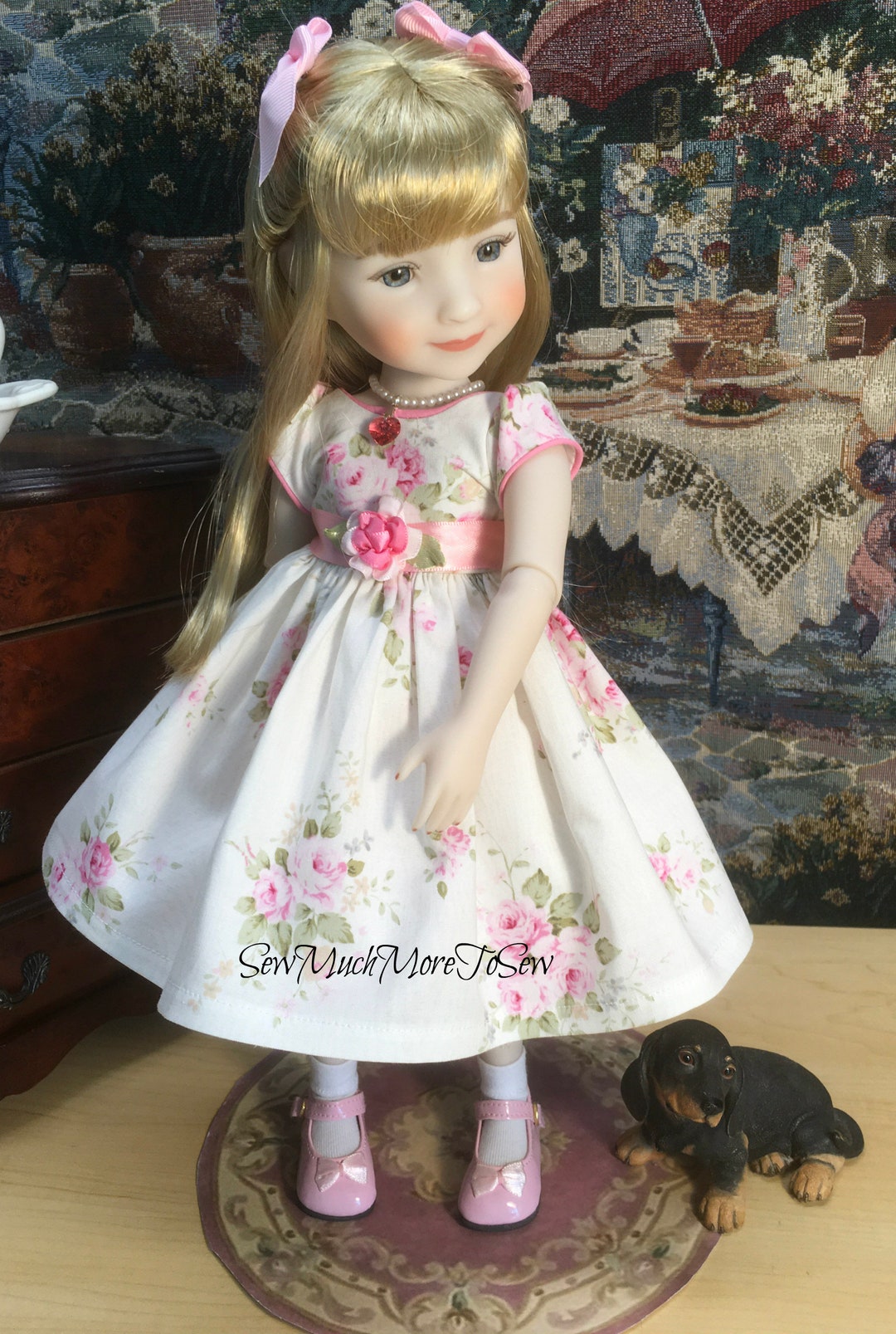 Ruby Red Doll fading Fall Roses Ensemble. NO DOLL - Etsy