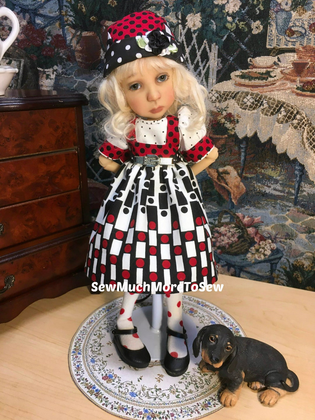 Connie Lowe Little Stella( “distorted Dots” ”) Ensemble . (no Doll) - Etsy