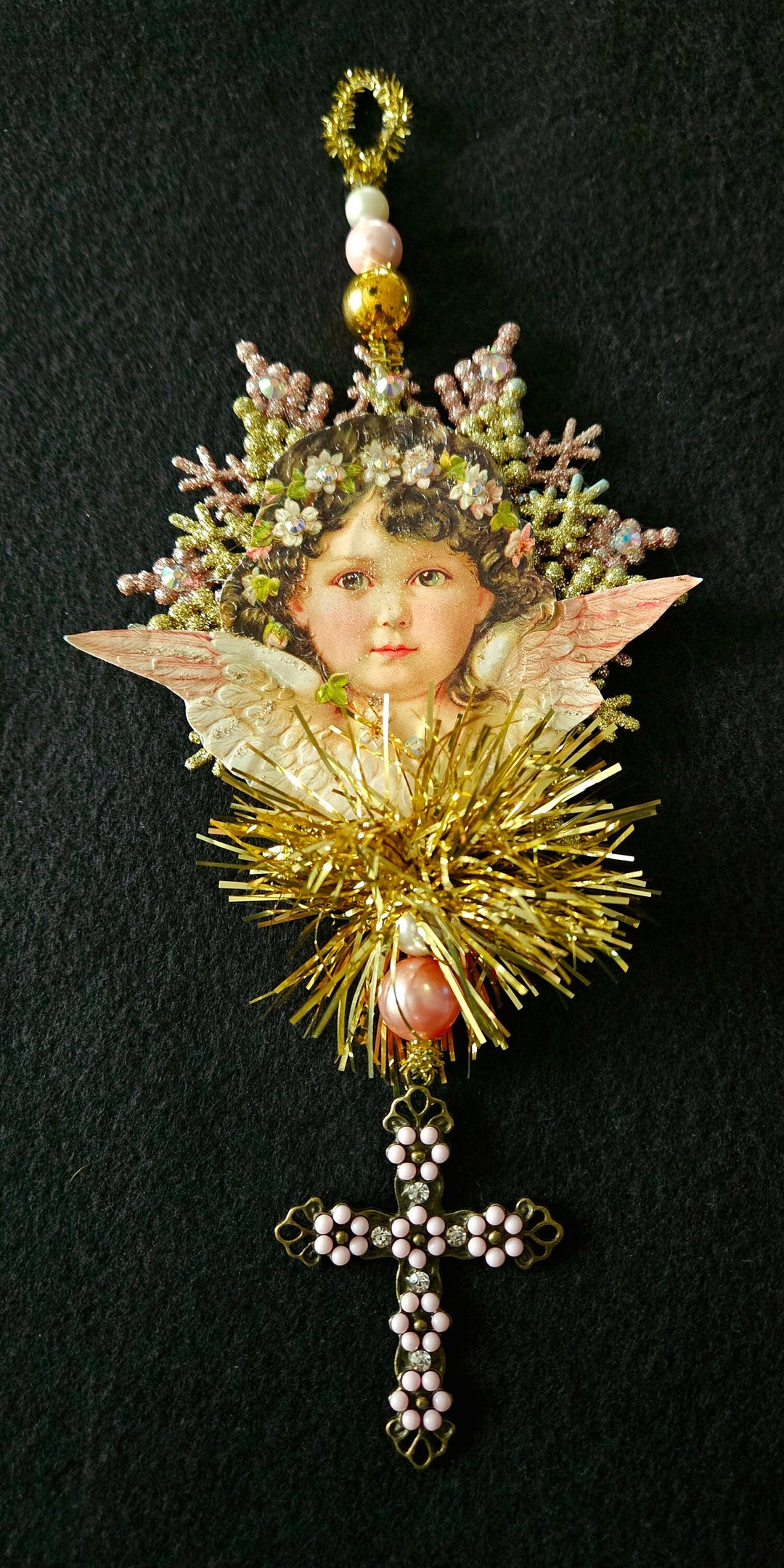 Angel With Cross - Etsy