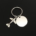 Personalized Airplane Key Chain. Flight Attendant Key Chain. - Etsy