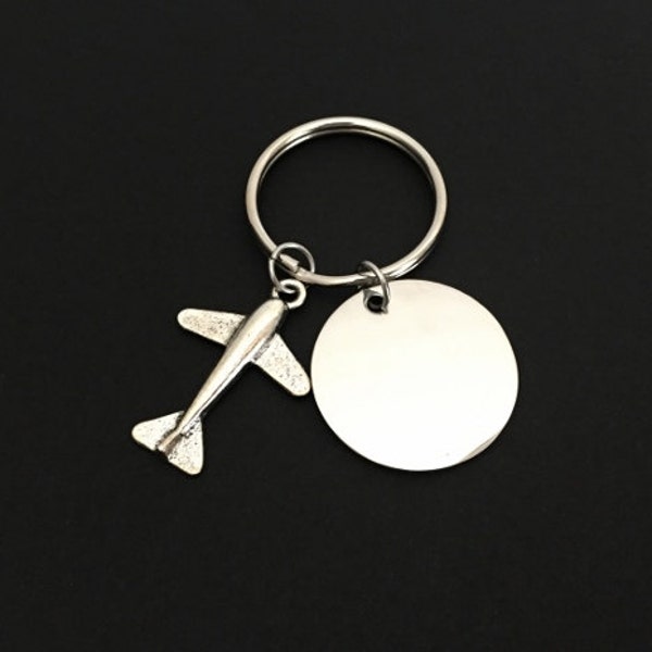 Airplane Key Chain - Etsy