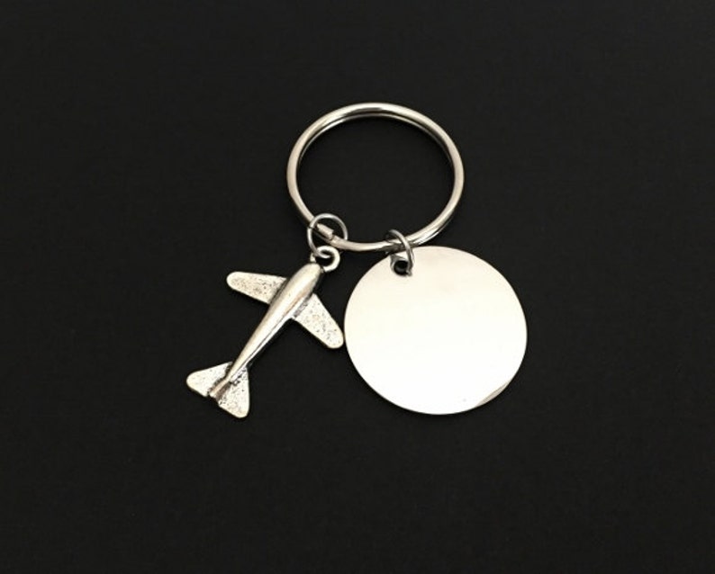 Personalized Airplane Key Chain. Flight Attendant Key Chain. - Etsy