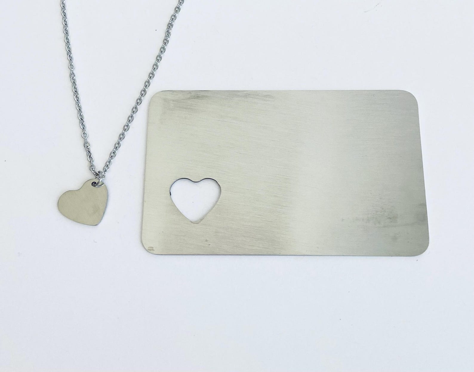 Personalized Wallet Card. Monogram Stainless Steel Message Card ...